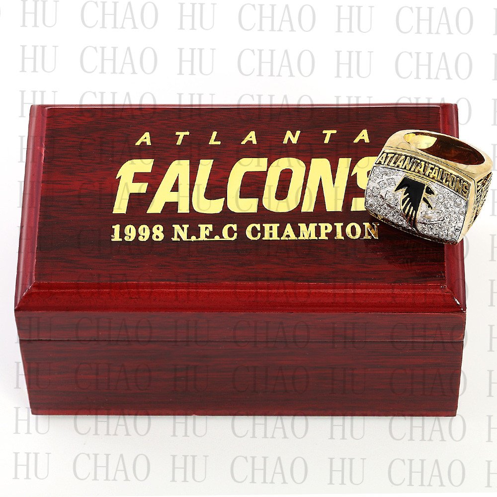 1998 Atlanta Falcons NFC Football world Championship Ring 10-13 Size ...
