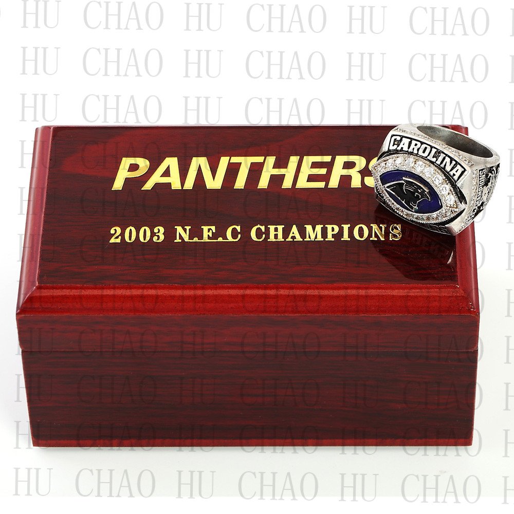 2003 Carolina Panthers NFC Football world Championship Ring 10-13 Size ...