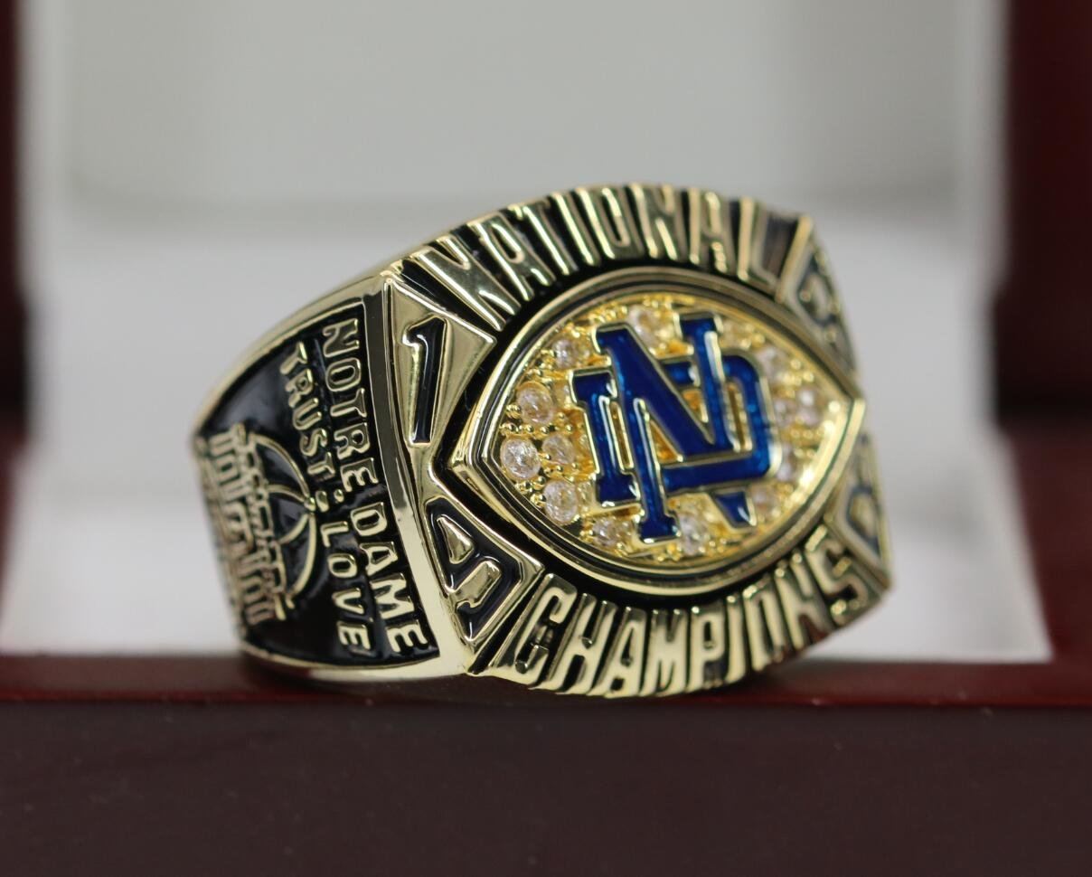 1988 Notre Dame Fighting Irish Football NCAA National championship ring ...