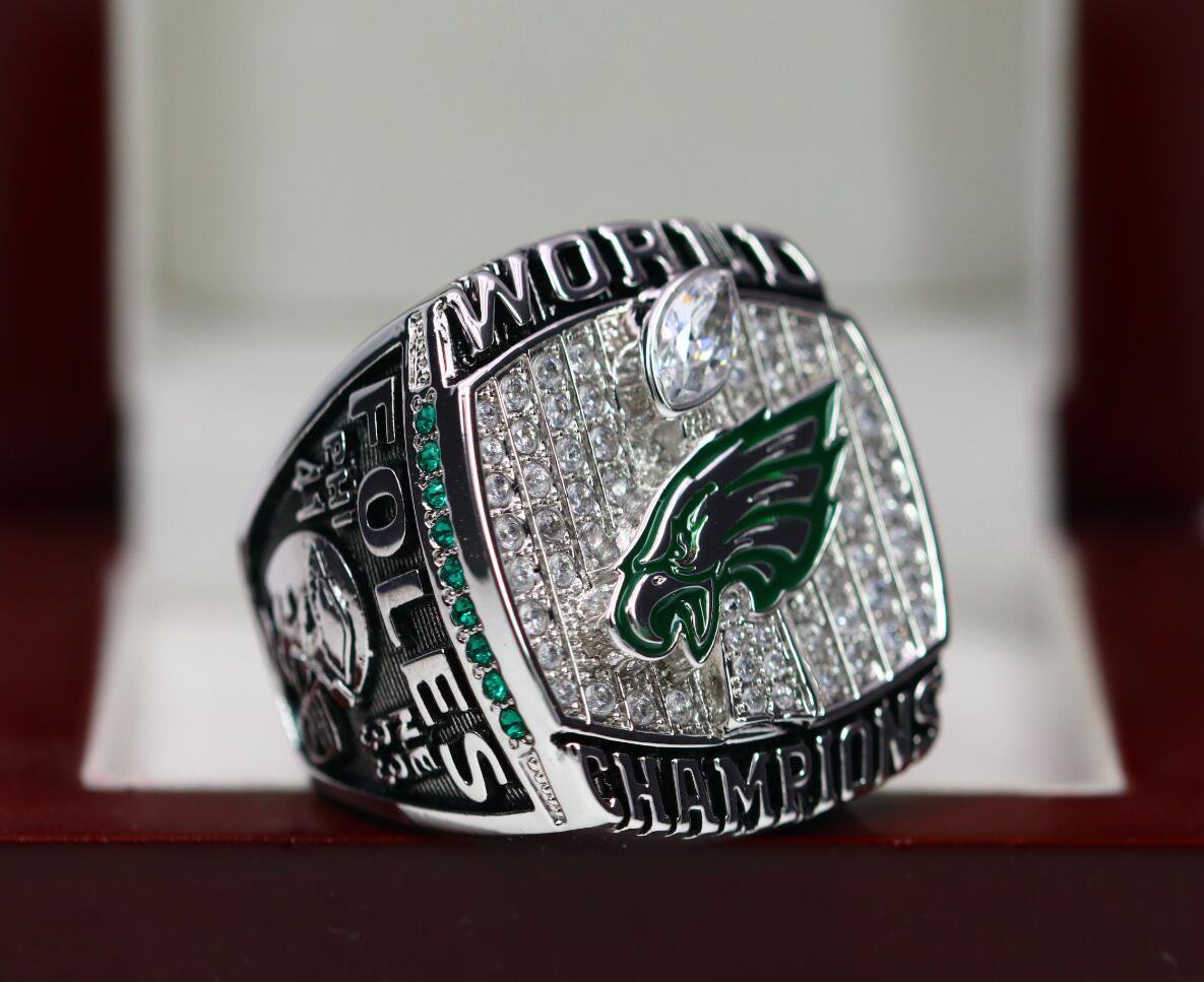 2018 PHILADELPHIA EAGLES SUPER BOWL LII Championship Ring 9 Size Foles name