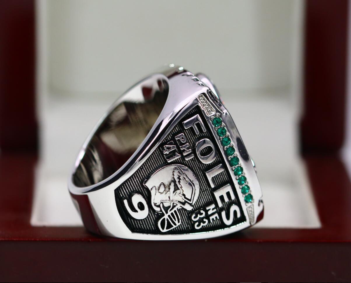 2018 PHILADELPHIA EAGLES SUPER BOWL LII Championship Ring 13 Size For FOLES