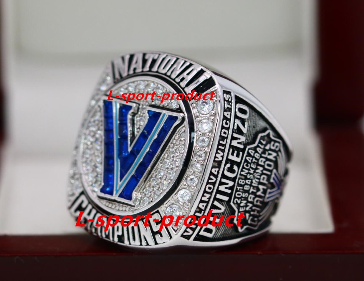 2018 Villanova Wildcats basketball National Championship rings ...
