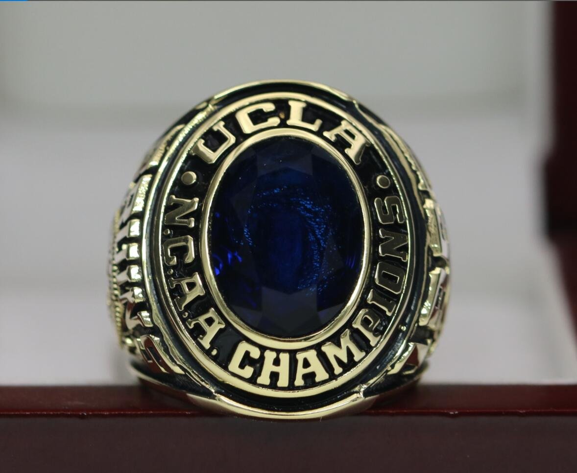 1967 UCLA BRUINS BASKETBALL NCAA National championship ring 8-14S ...