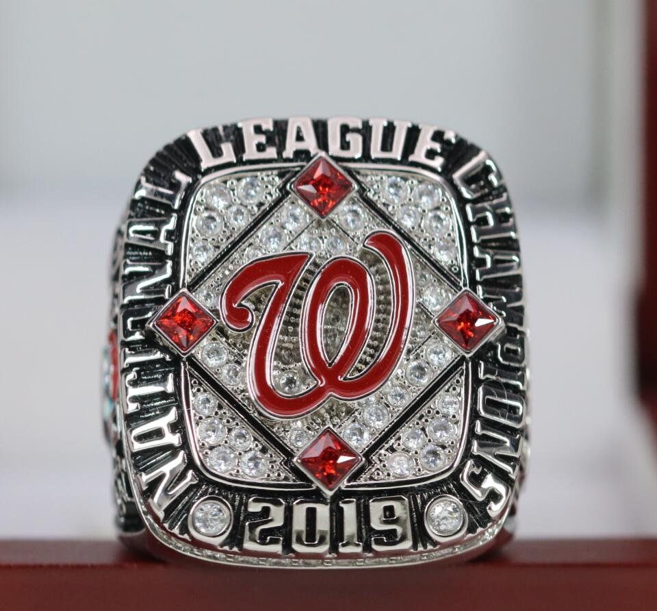 2019 Washington Nationals NL World Series Championship ring Fan ring 7-15S