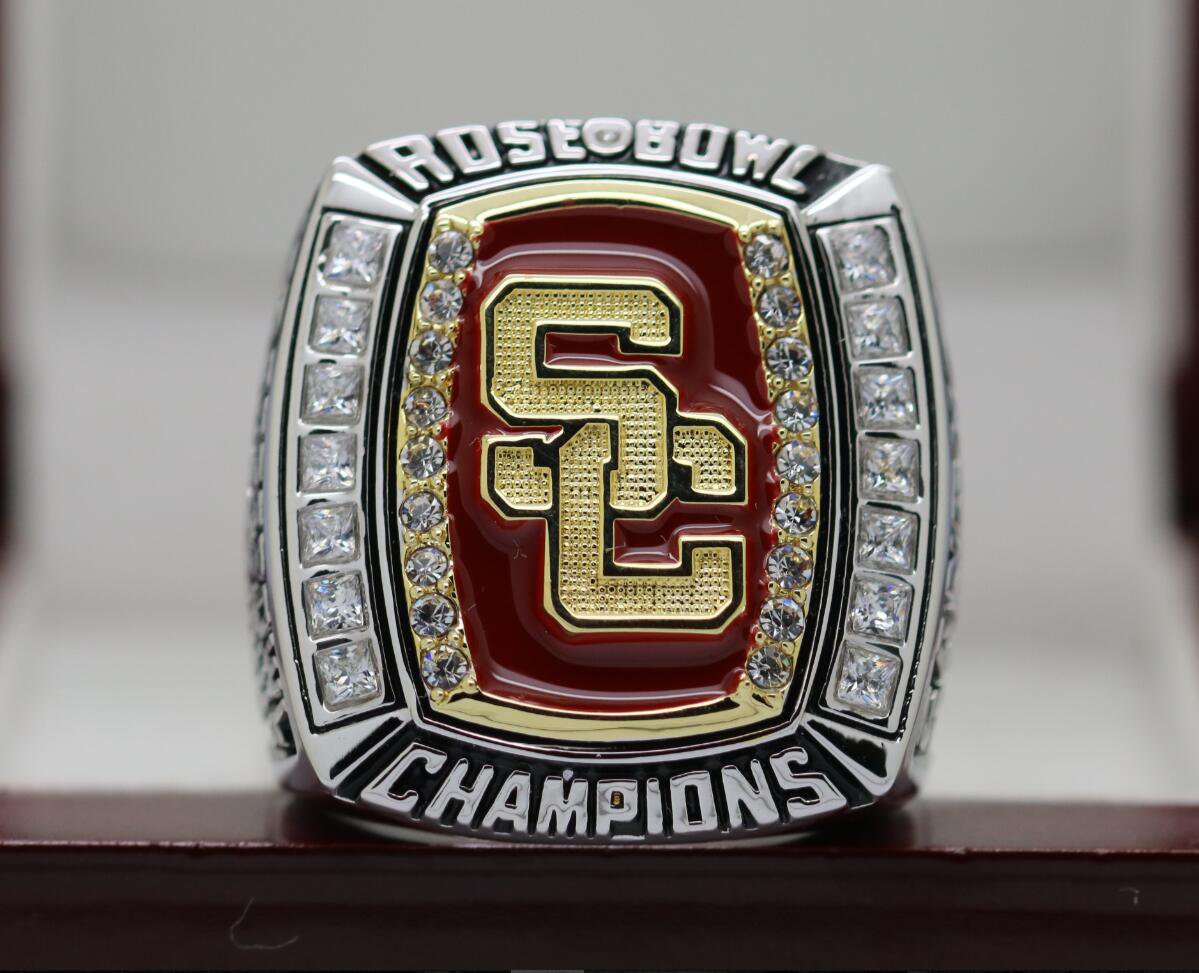 2009 USC Trojans Rose bowl National championship ring 8-14S copper ring