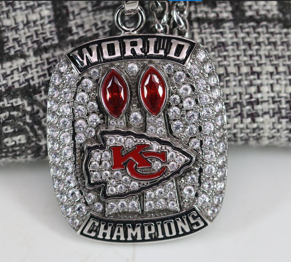 2019 2020 Kansas City Chiefs Super bowl LIV championship necklace with ...