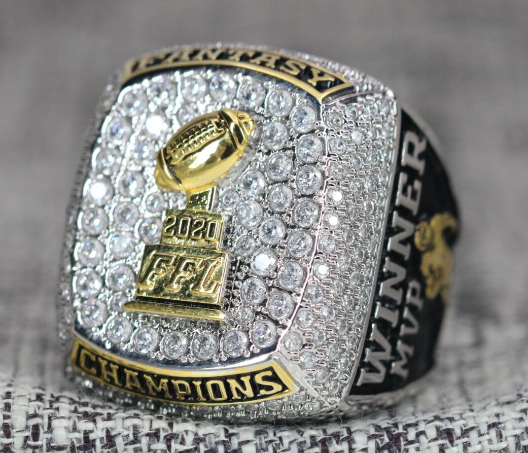 2020 Fantasy Football League FFL Championship Ring 7-15S All size