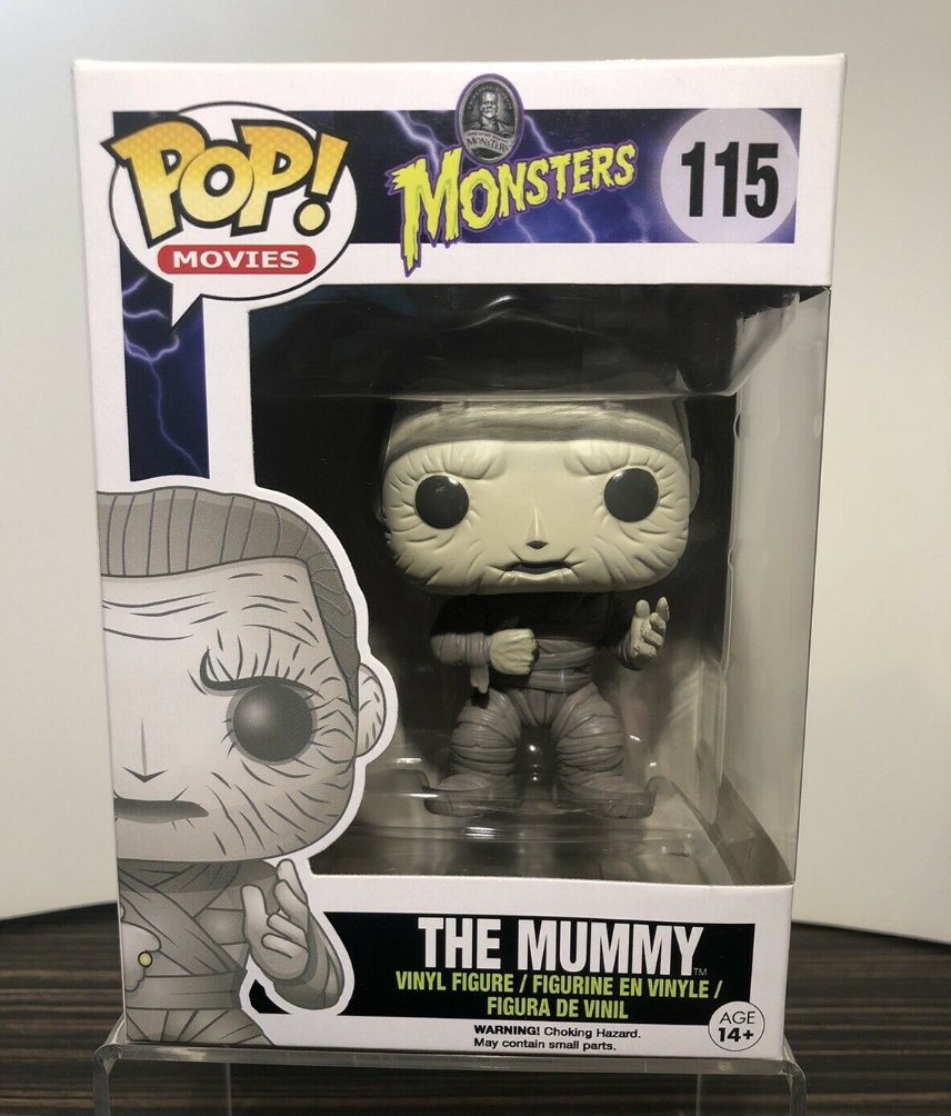 Funko Pop! Universal Monsters The Mummy #115 Vaulted Protector