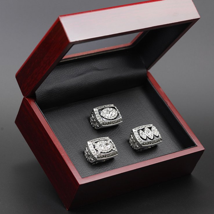 Set 3PCS 1976 1980 1983 Oakland Raiders NFL Super Bowl CHAMPIONSHIP ...