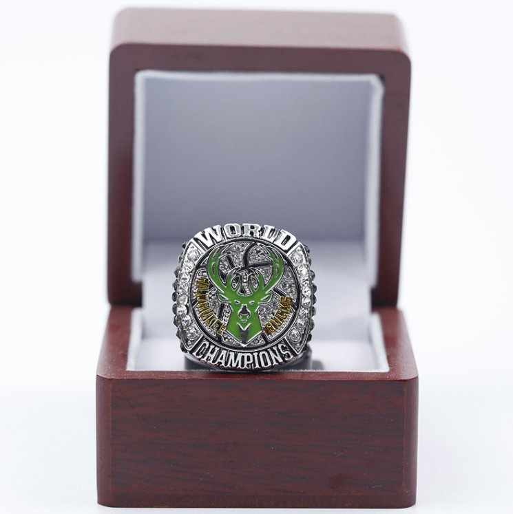 2021 Milwaukee Bucks Basketball NBA Championship Ring Size 11 with case ...