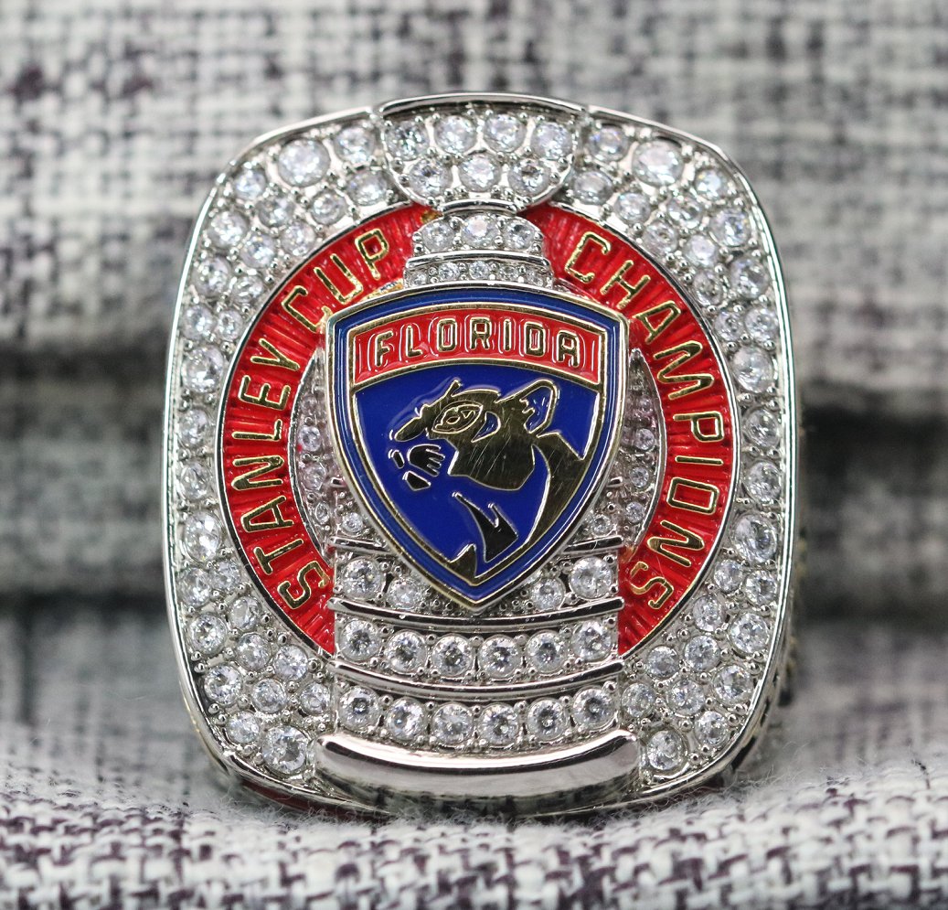FLORIDA PANTHERS 2024 NHL Stanley Cup championship Ring 7-15S copper ...