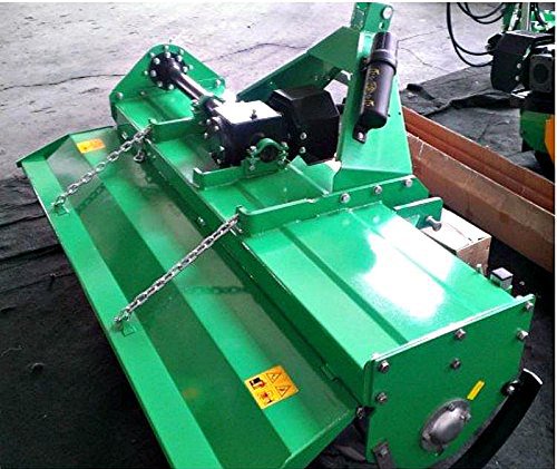 New 59" 3 Point Hitch Heavy Duty Rotary Tractor Farm Tiller Cat1 PTO GREEN