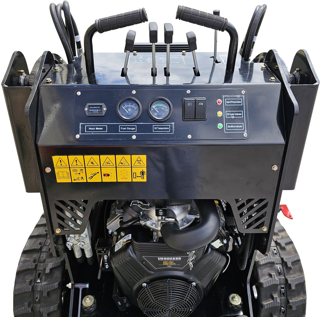 Briggs & Stratton Vanguard 23HP Gas Powered Mini Stand-On Skid Steer ...