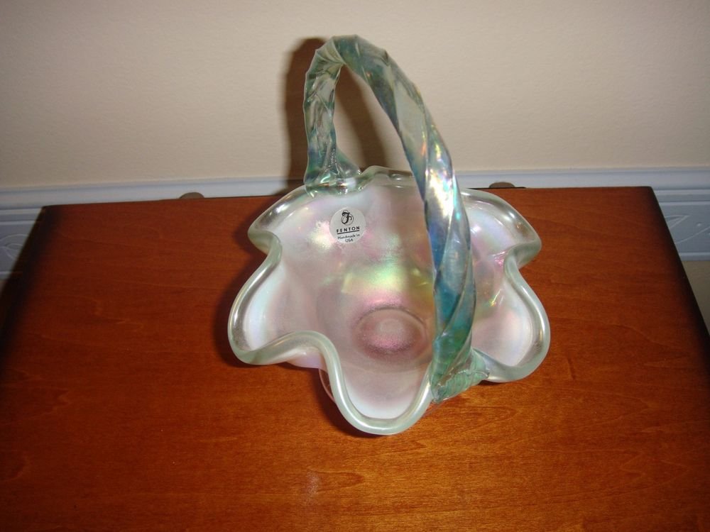 Fenton Basket 1996 Limited Edition George Fenton Family Signature