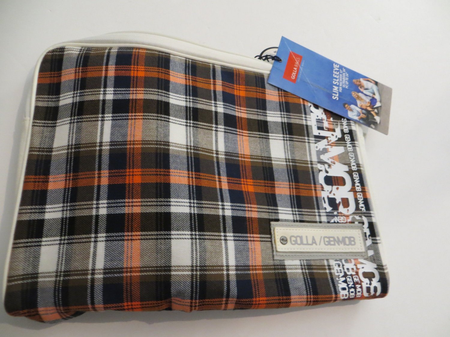 Golla Genmob Glasgow plaid laptop sleeve 13" 15" slim laptop macbook ...