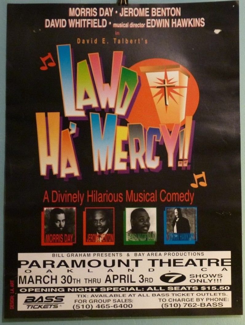 LAWD HA' MERCY poster 1994 Morris Day Jerome Benton David Talbert Edwin ...