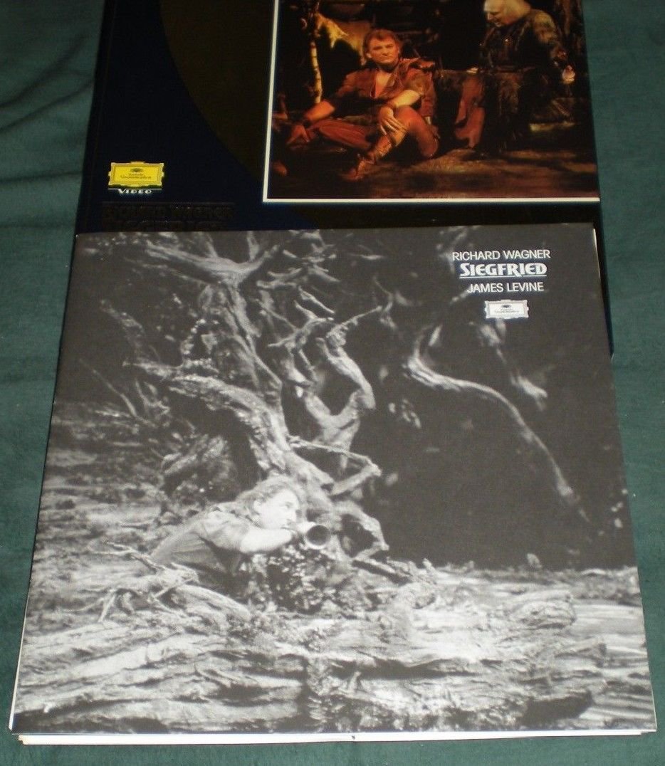 SIEGFRIED Richard Wagner Metropolitan Opera NY Laserdisc James Levine ...