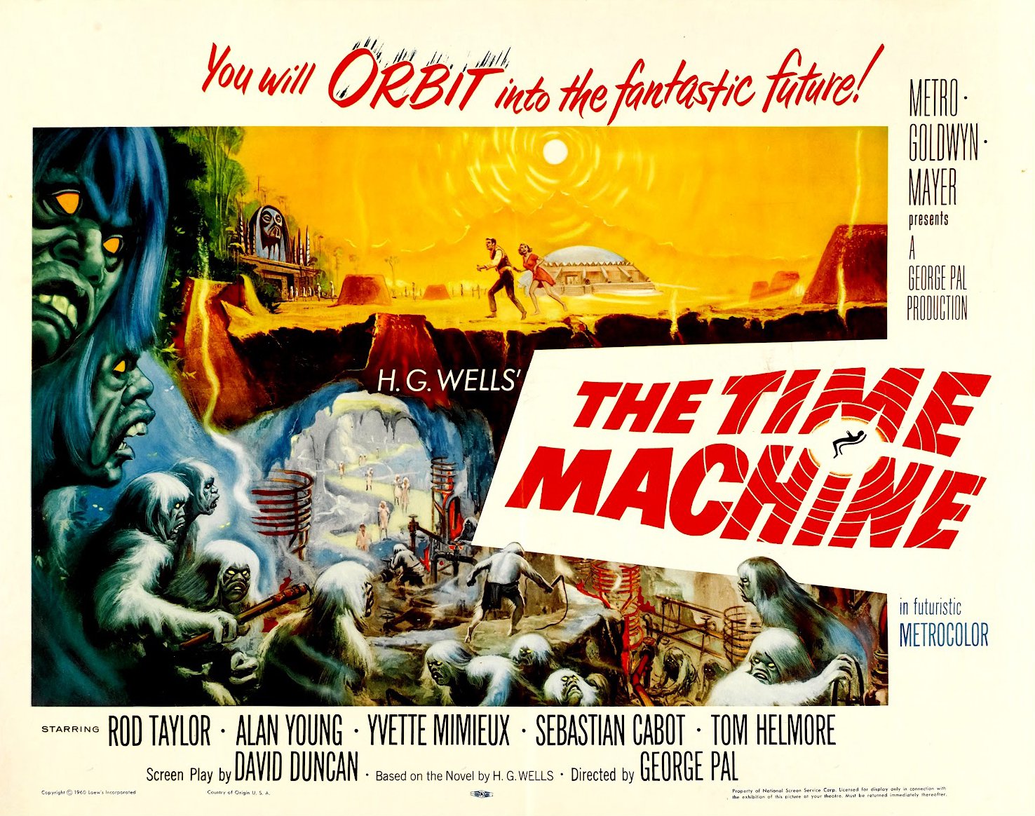 The Time Machine (1960) 1950-1960 Classic Sci-Fi B Movies - DVD - BUY 2 ...