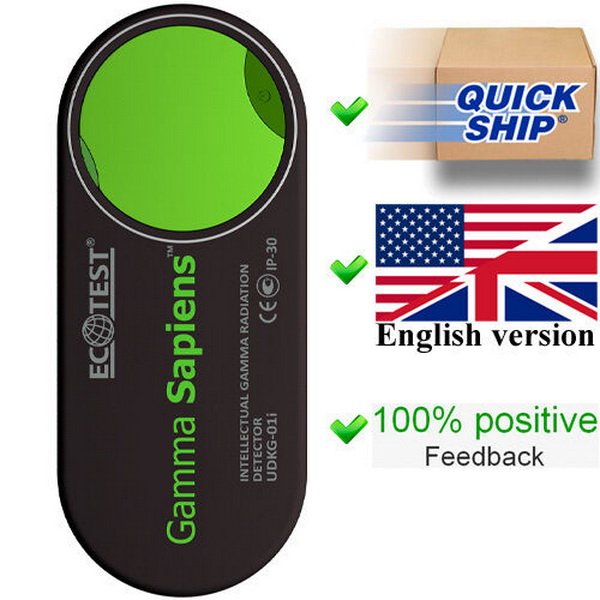 Gamma Sapiens Ecotest Dosimeter Radiometer Geiger Counter Radiation ...