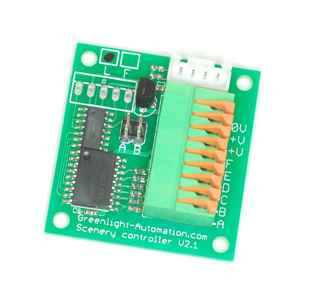 Model Railroad optical train detector module for O, HO, N gauge