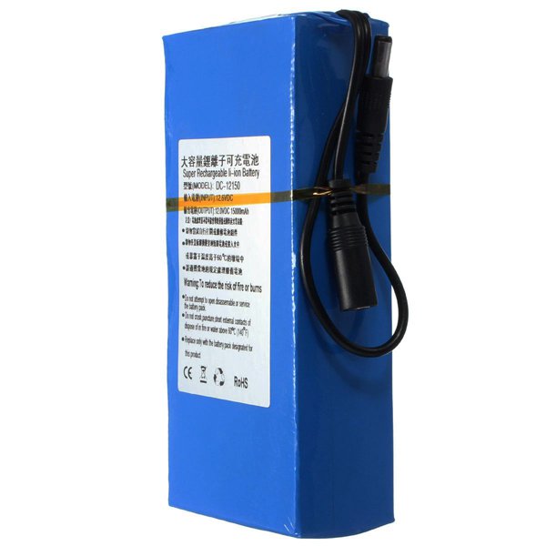 DC 12V 15000mAh Super Rechargeable Protable Battery Pack