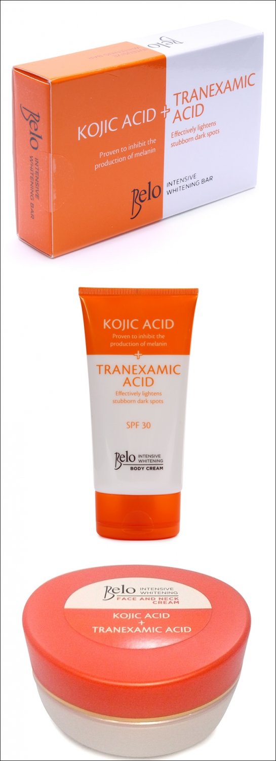 BELO KOJIC+TRANEMAXIC ACID INTENSIVE WHITENING BODY, FACE & NECK CREAM ...