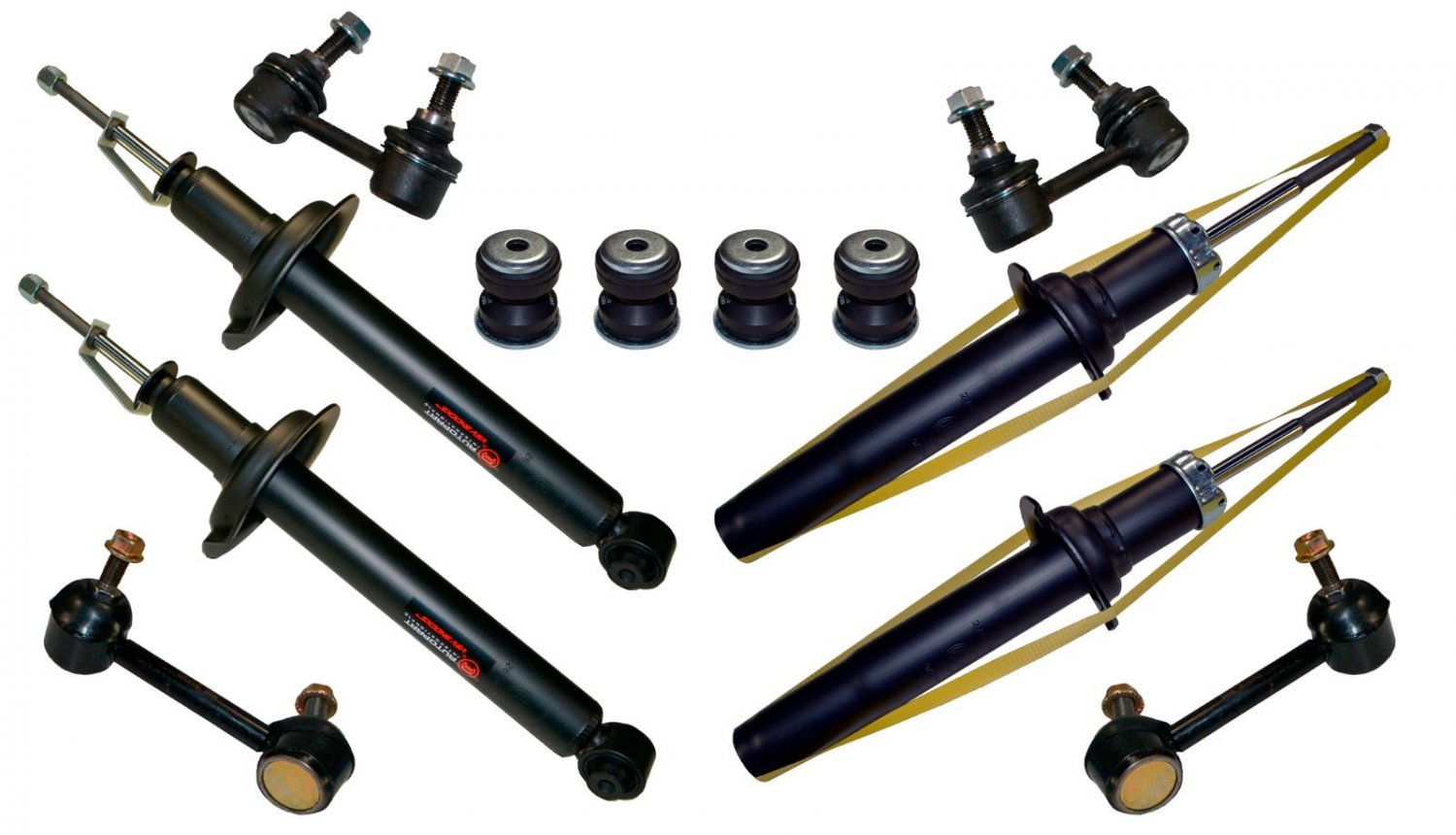 Suspension Strut Assembly Front or Rear Strut Mount Kit Sway Bar Link ...