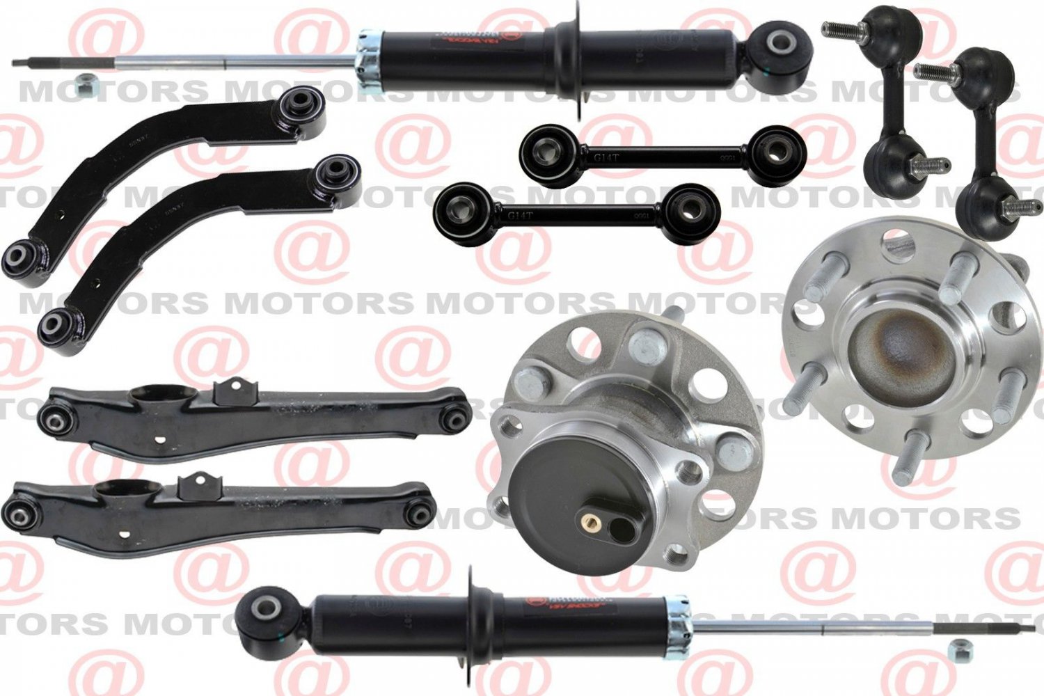 For Jeep Patriot 07-09 Control Arms Stabilizer Bar Link Strut Assy ...