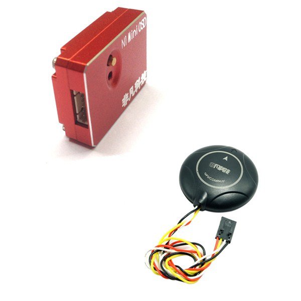 FPV Flight Controller Compatible Jiyi Mini N1 OSD Module + G2 GPS M8N Module