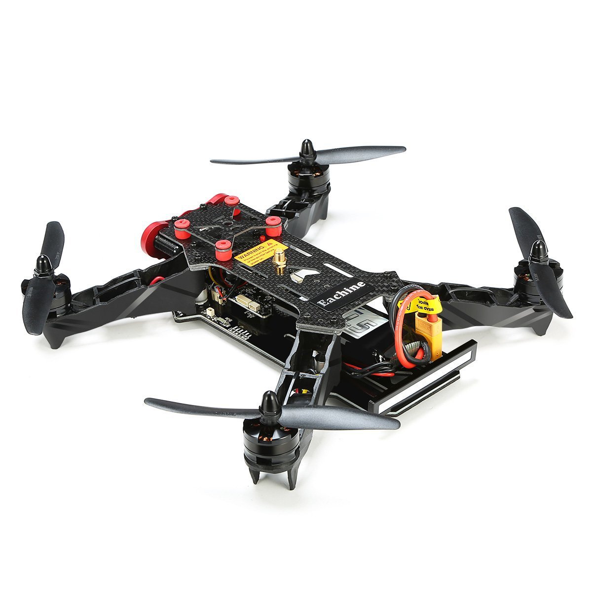 Eachine Racer 250 FPV Drone w/ Eachine I6 2.4G 6CH Transmitter 7 Inch ...
