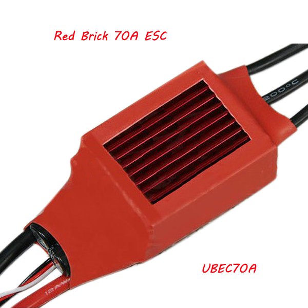 Red Brick 70A ESC Brushless ESC BEC:5V5A UBEC70A
