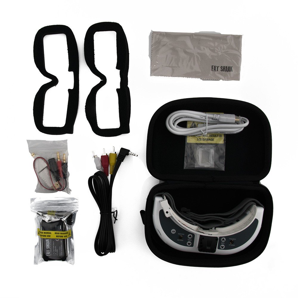 Fatshark Fat Shark Dominator HD3 HD V3 4:3 FPV Goggles Headset with ...