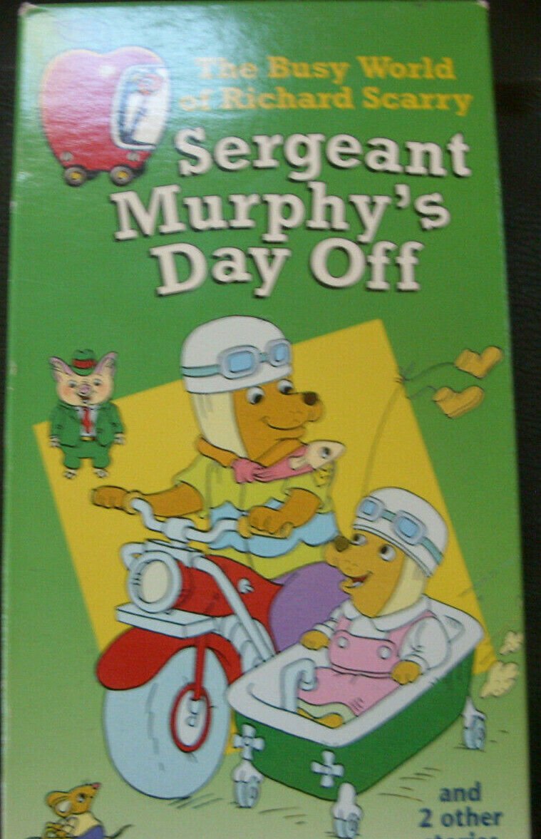 Richard Scarry Sergeant Murphy's Day Off VHS video