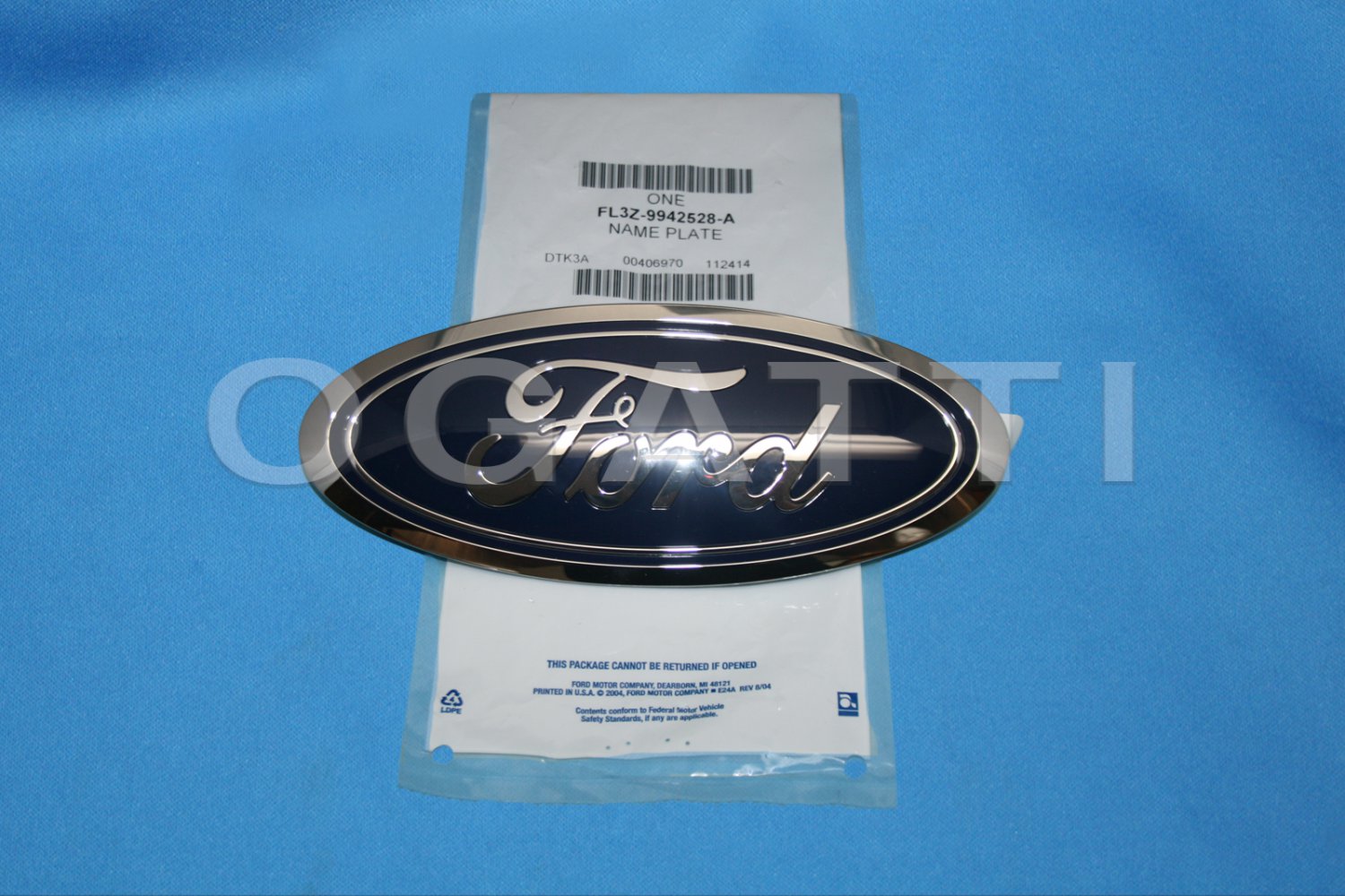 Brand New Ford OEM F-150 XL 2014-2015 3 Piece Emblem Set