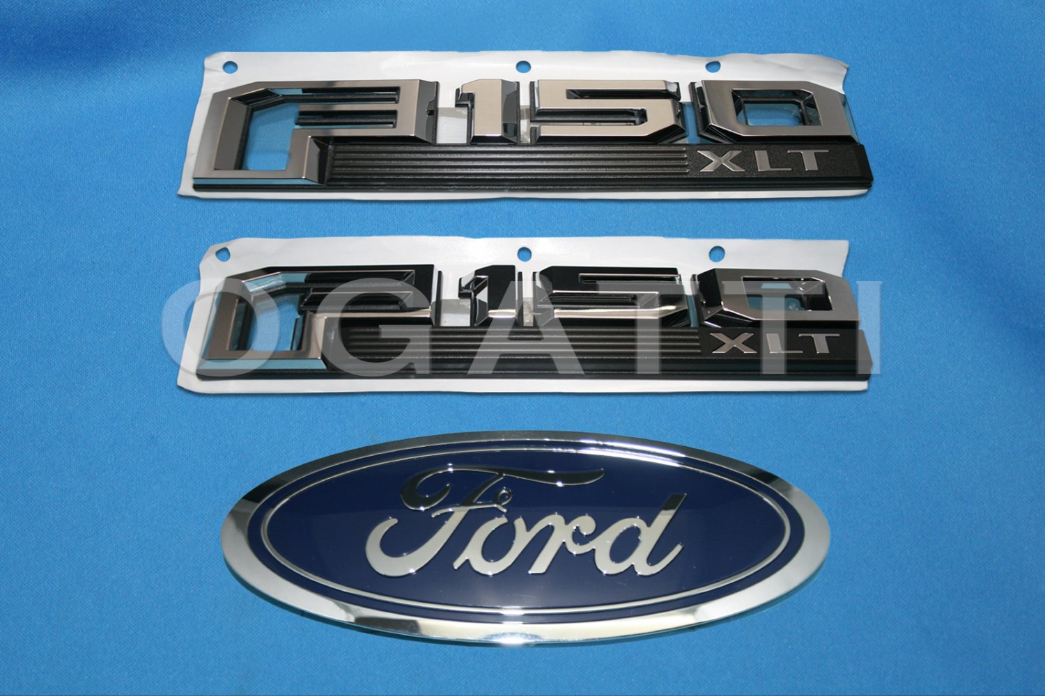 Brand New Ford OEM F-150 XLT 2014-2015 3 Piece Emblem Set