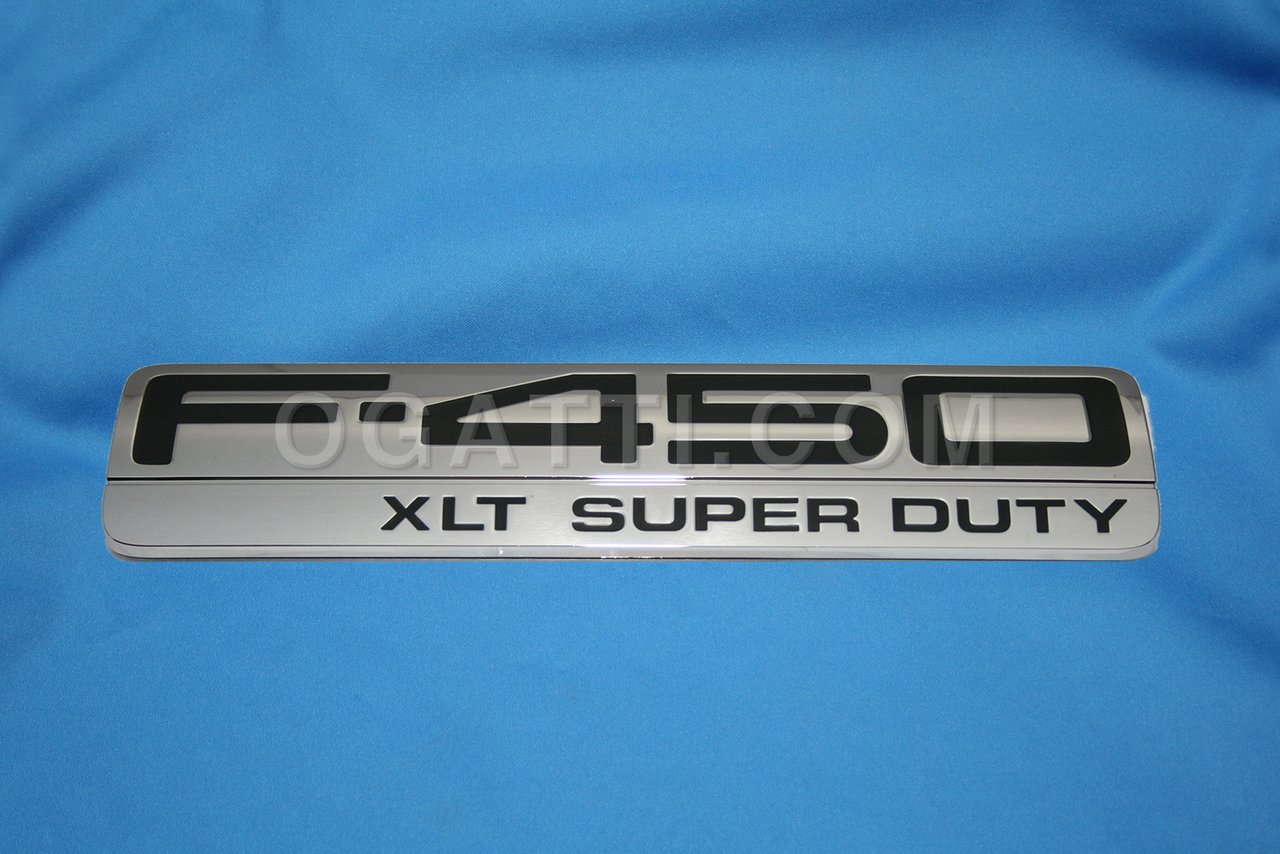 Brand New Ford OEM F-450 XLT Super Duty 2005-2007 Fender Emblem 5C3Z ...