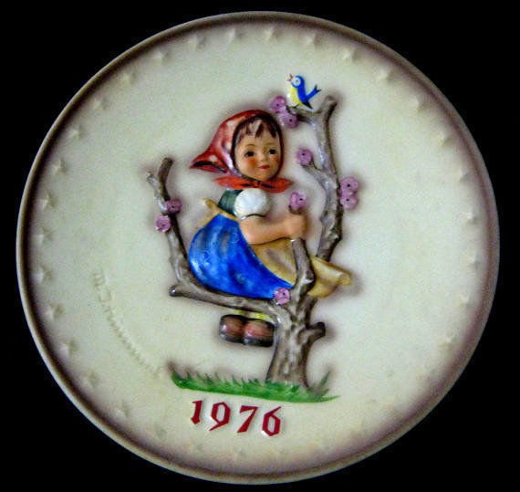 Vintage Hummel German Porcelain Display China Annual Plate 1976 ...