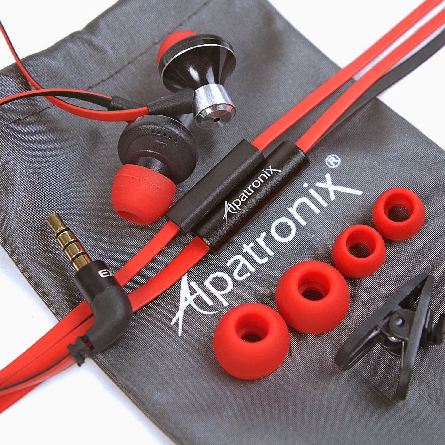 Alpatronix EX100 In-Ear Headphones with Universal Mic/Control for ...