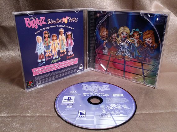 PlayStation 1 PS1 BRATZ Dress up, Get Down & Be A Bratz Superstar! - CD ...
