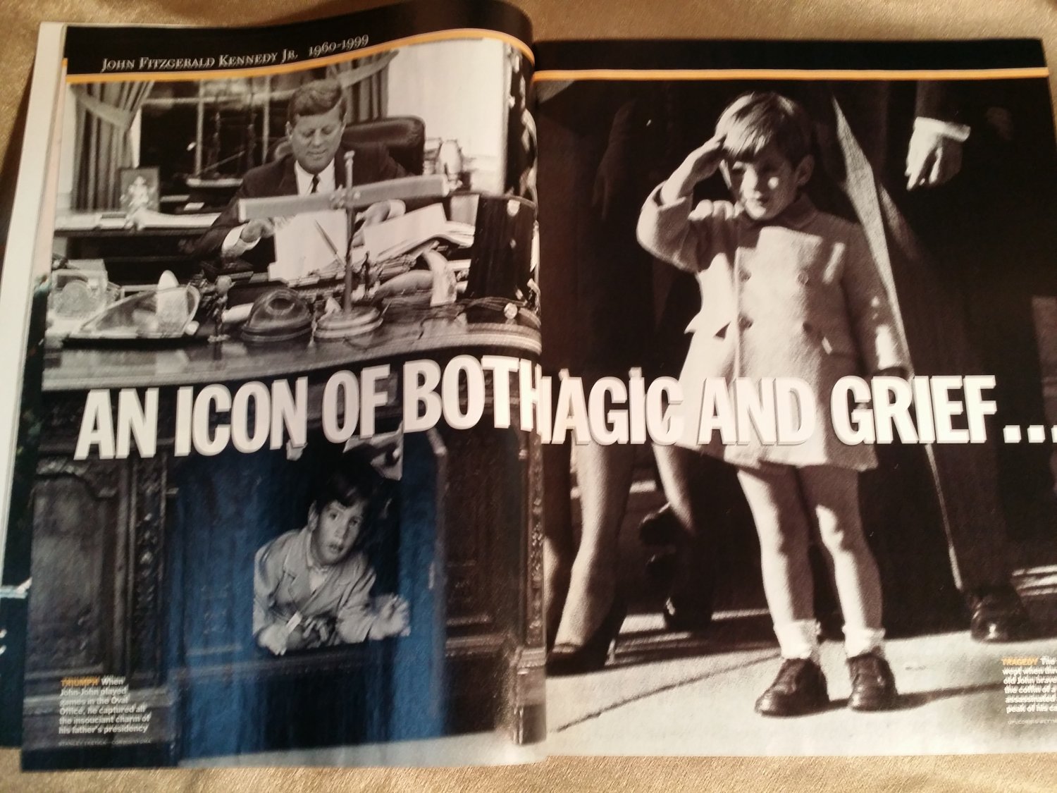 John Fitzgerald Kennedy Jr. Time July 26 1999 Commemorative Issue ...