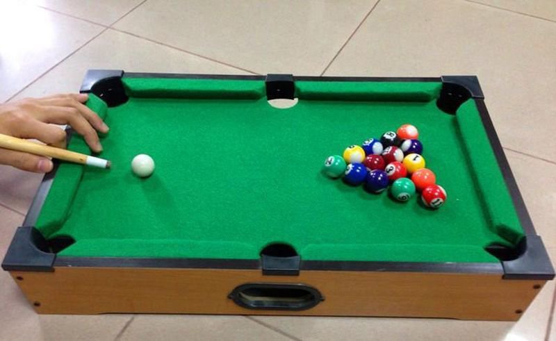 Mini Pool Billiard Table+Cups Fun Drinking Shots Tabletop Set Game ...