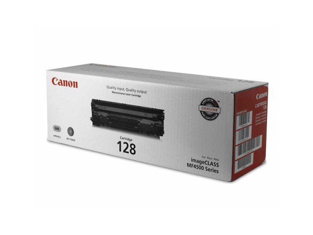 Genuine Canon 128 Black Toner Cartridge (3500B001AA)