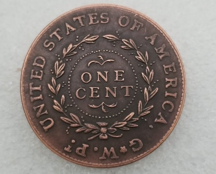 1 Pcs US 1792 Liberty Parent of Science & Industry One Cent Copper Copy ...