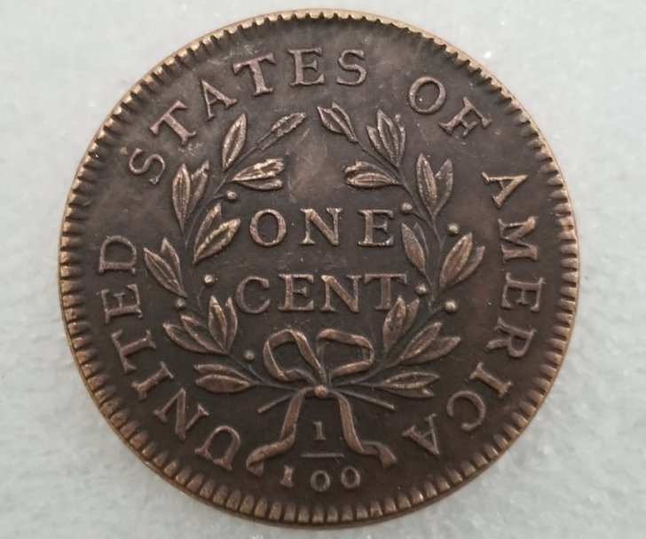 US Coin 1797 Draped Bust One Cent Copper Copy Coin