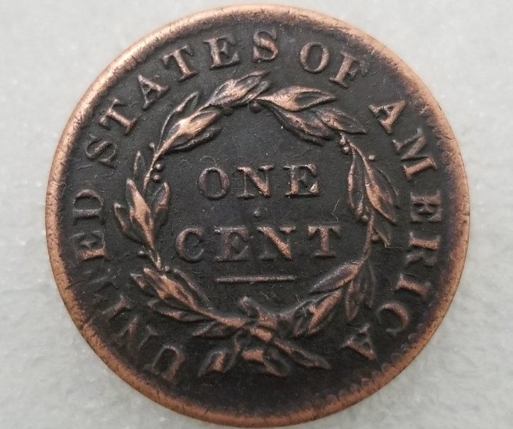 US Coin 1827 Coronet Head One Cent Copper Copy Coin