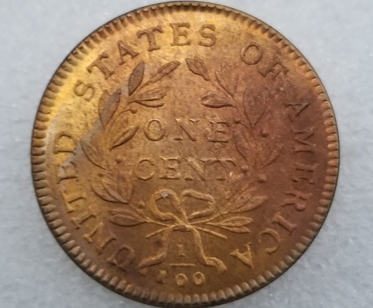US Coin 1798 Draped Bust One Cent Copper Copy Coin