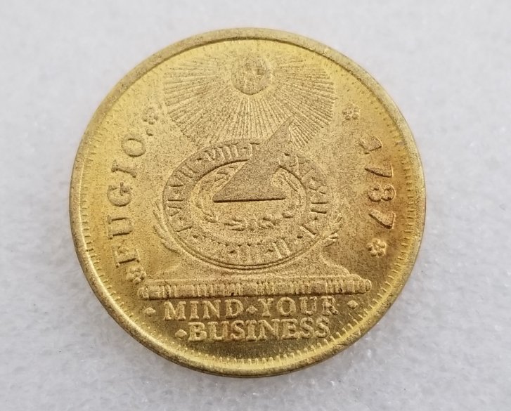 1 Pcs US 1787 Mind Your Business Fugio Cent Copper Copy Coin