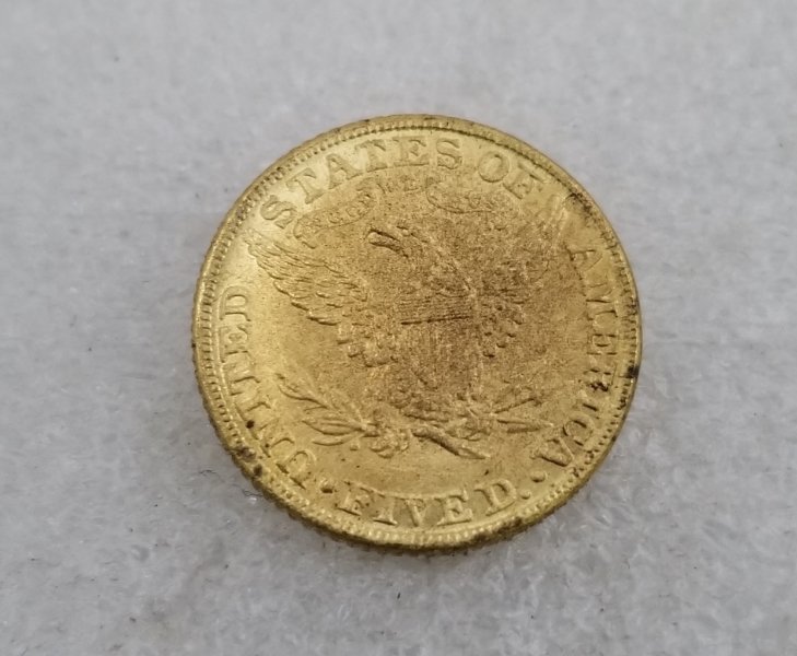 US Coin 1900 Liberty Head Five Dollars Gold Copy Coin