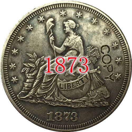 US Coin 1873 Trade Dollar coins copy