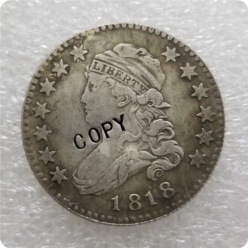 US Coin 1818 Capped Bust 25 Cent Copy Coin